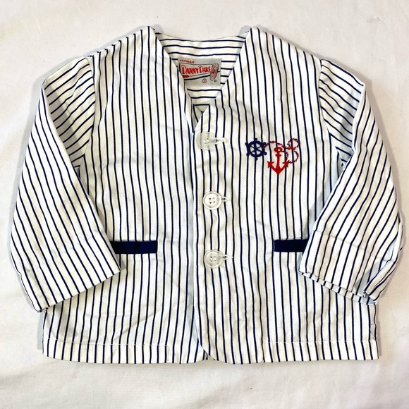 danny dare | Jackets & Coats | Vintage 8s Danny Dare Nautical Striped Sport Coat 3t Jacket ...